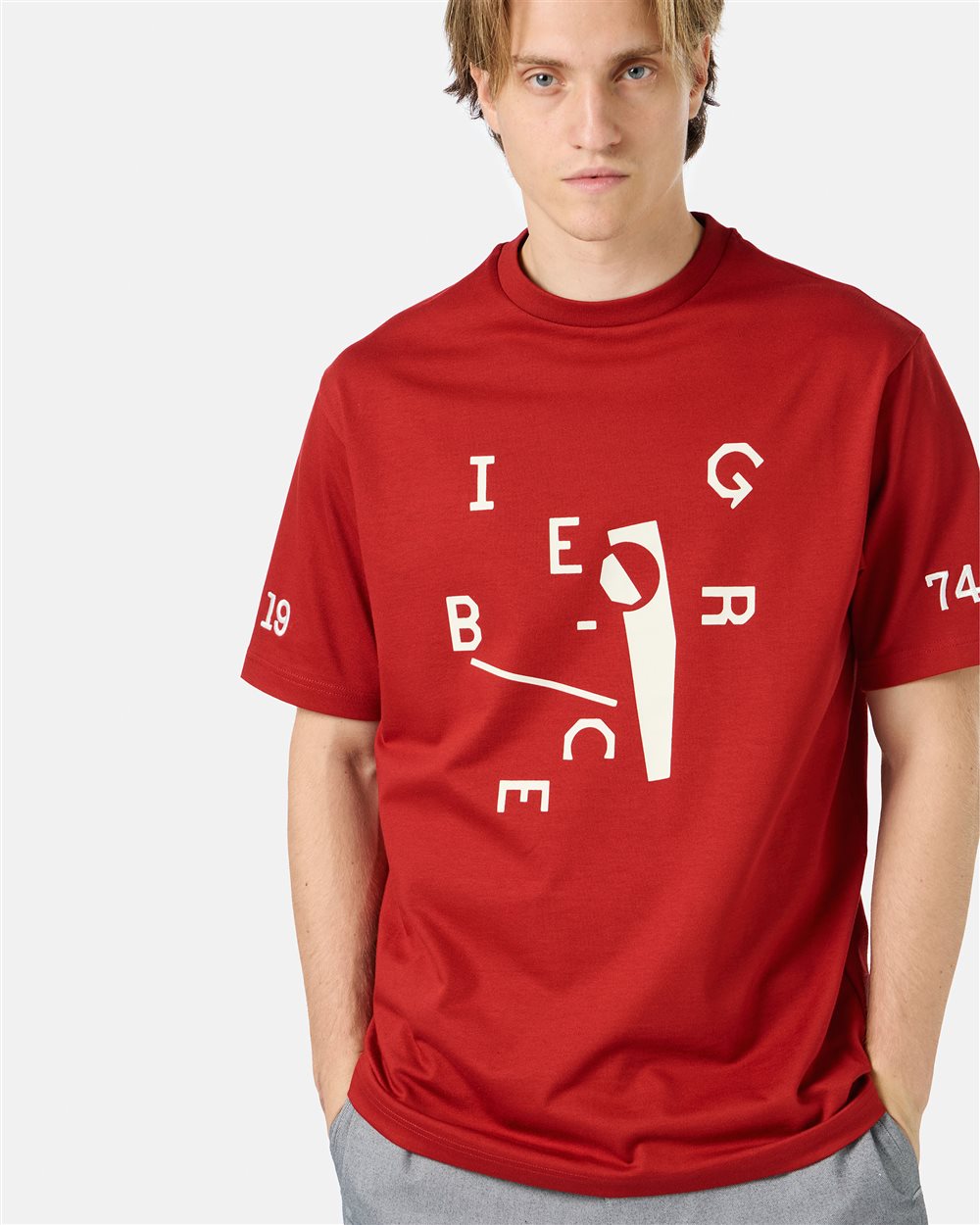 T-shirt with Iceberg lettering print detail | Iceberg