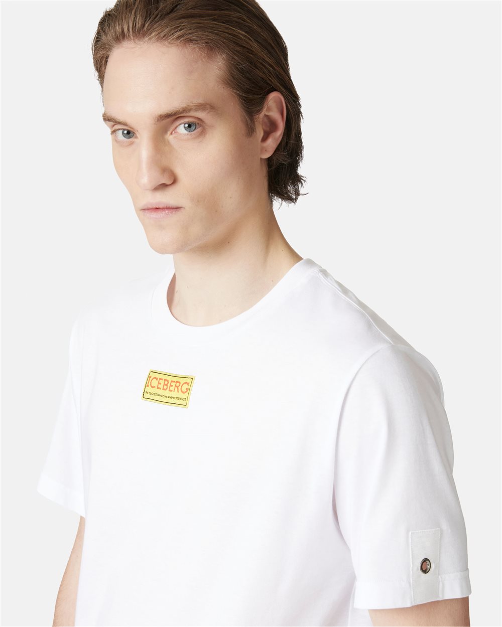 Short Sleeved T Shirt In Cotton Jersey Iceberg